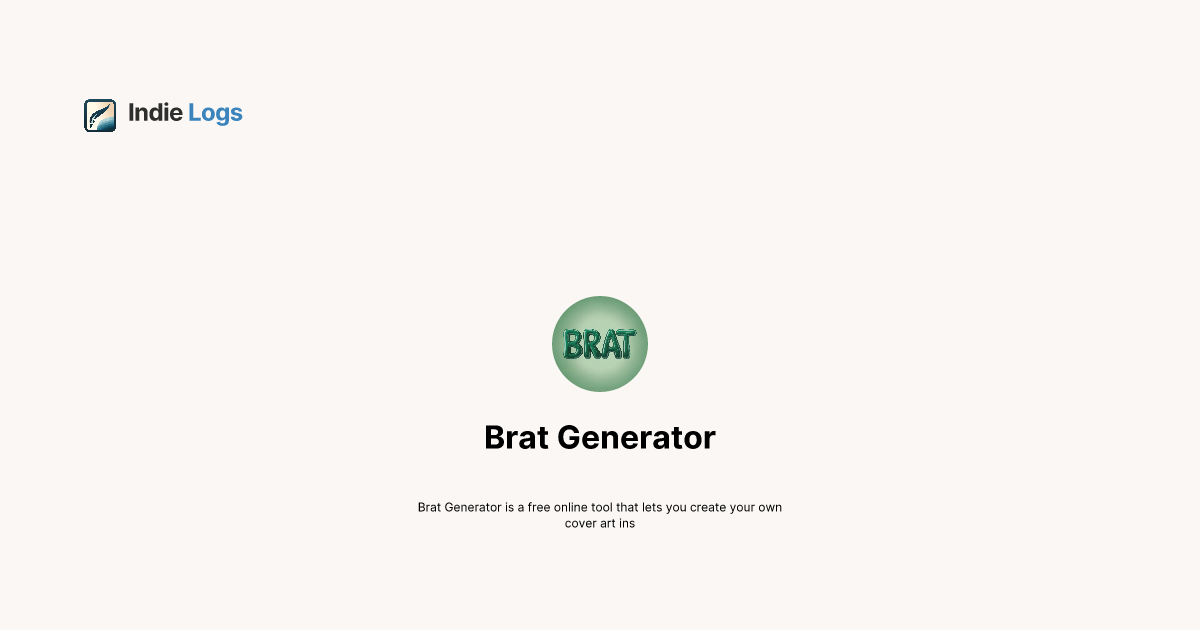 Startups by Brat Generator | Indie Logs